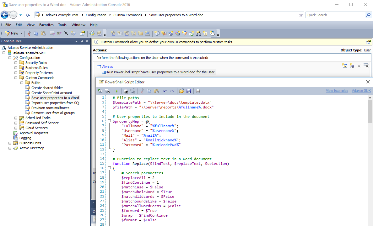 How To Delegate Powershell Scripts